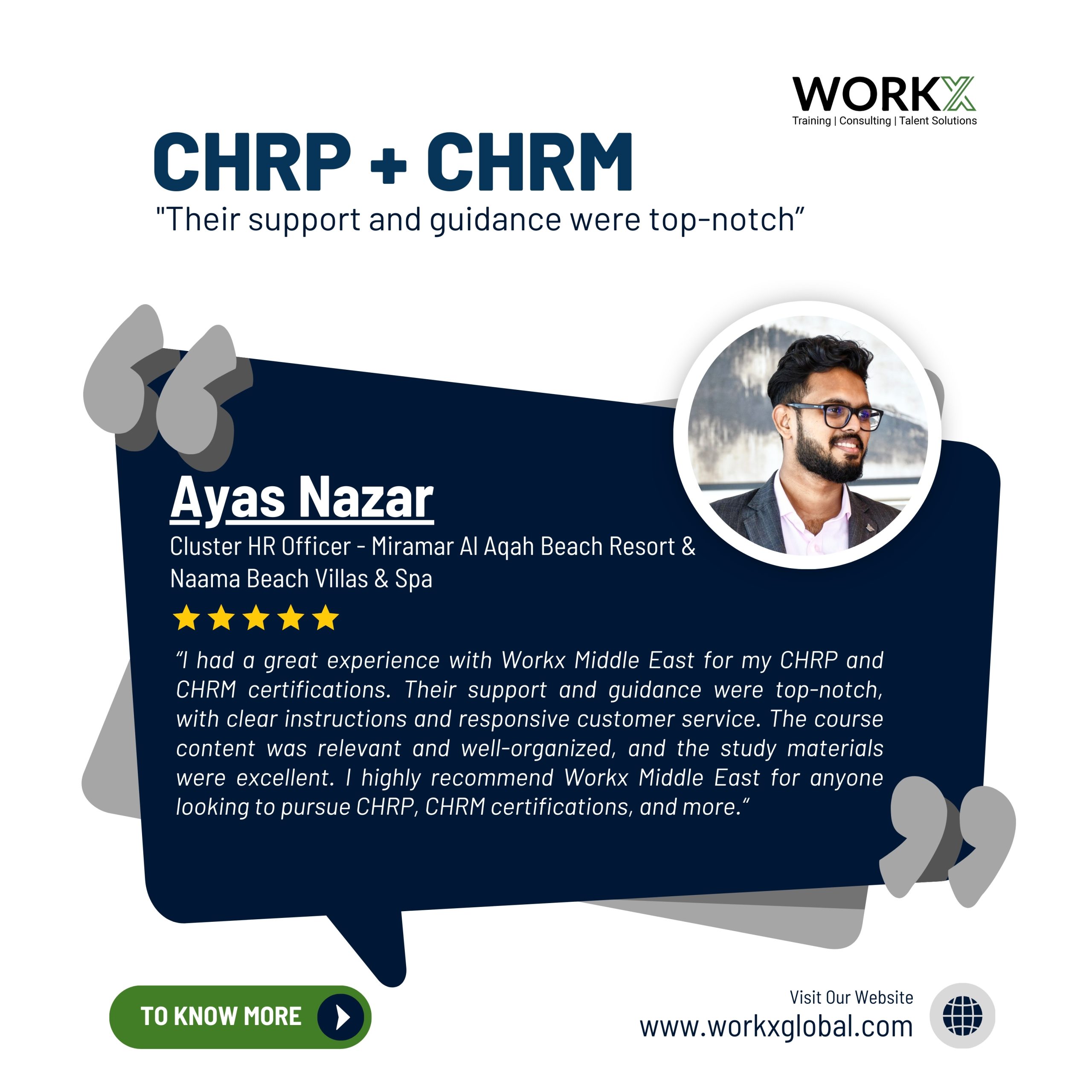 Testimonials - Workx Middle East